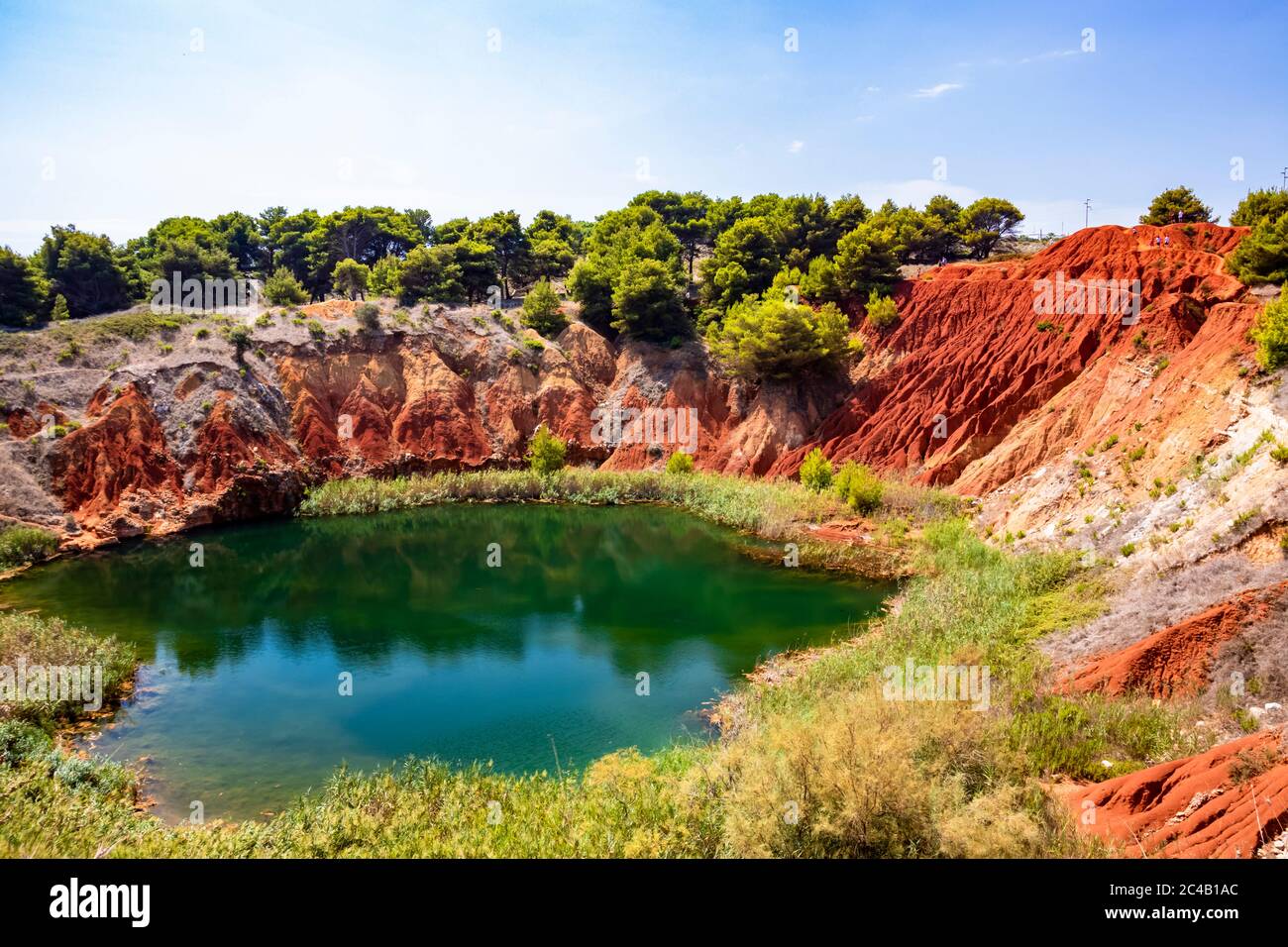 Quarry of bauxite in Otranto Stock Photo - Alamy