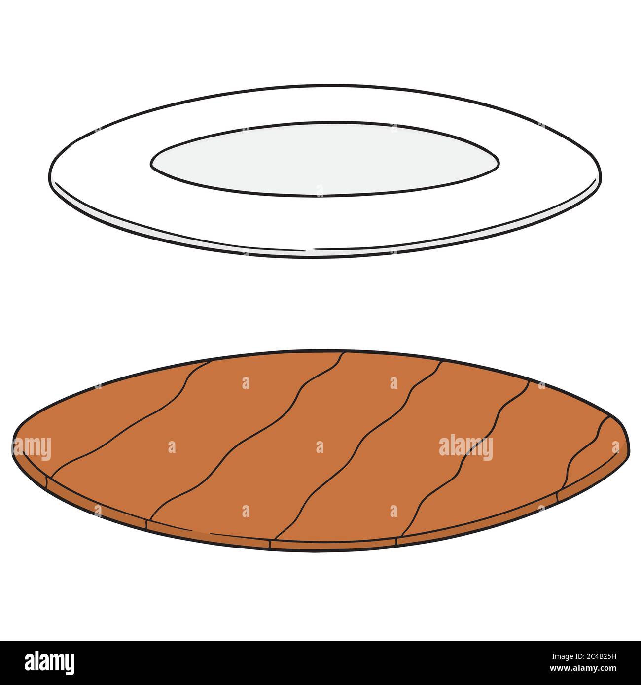 vector set of dish Stock Vector Image & Art - Alamy