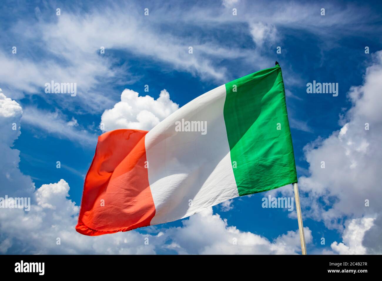 Italian Flag Waving High Resolution Stock Photography and Images - Alamy