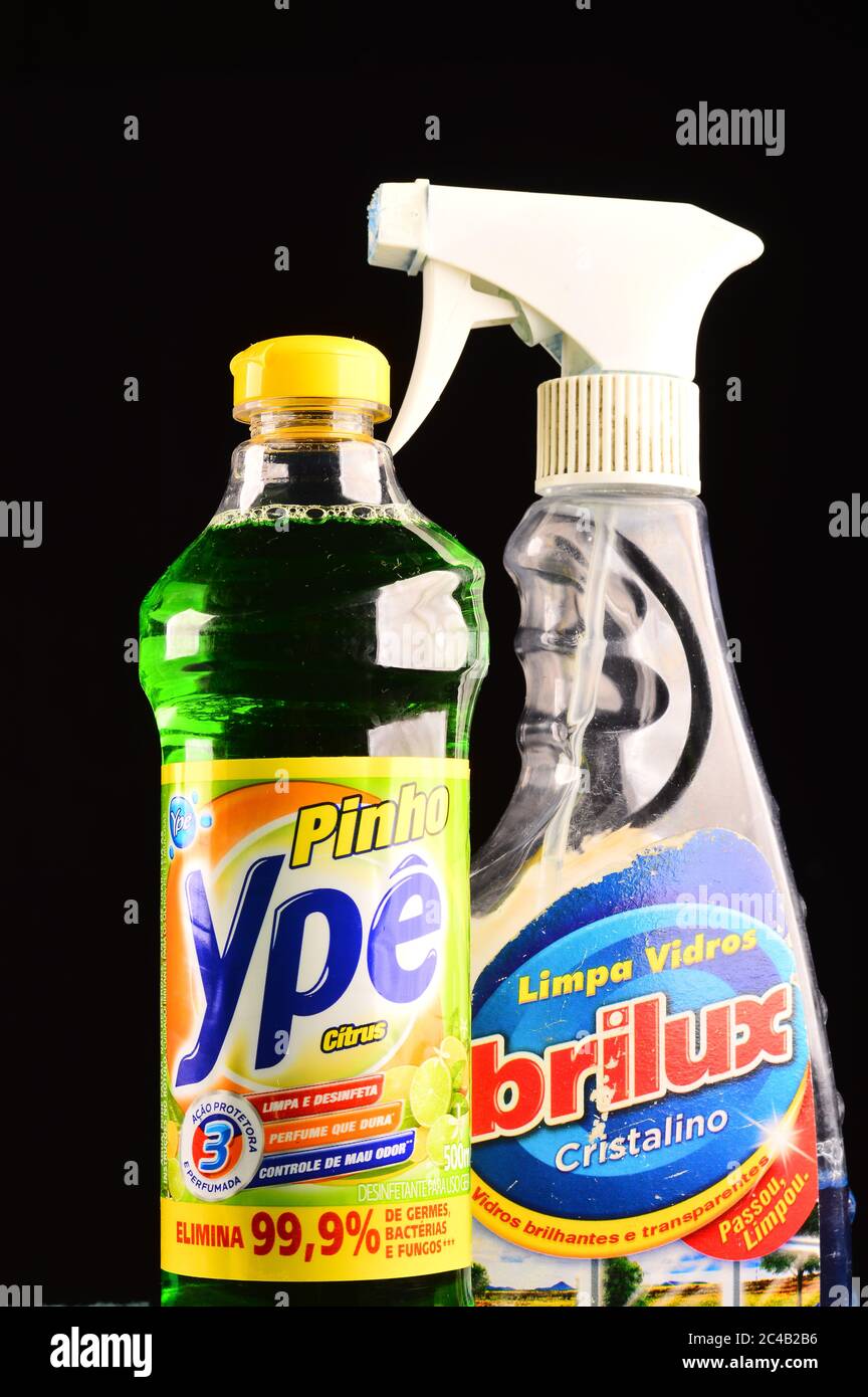 Household cleaning products, studio shot Stock Photo - Alamy
