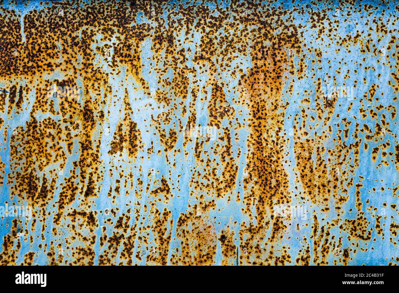 Light blue rusty metal texture Stock Photo - Alamy