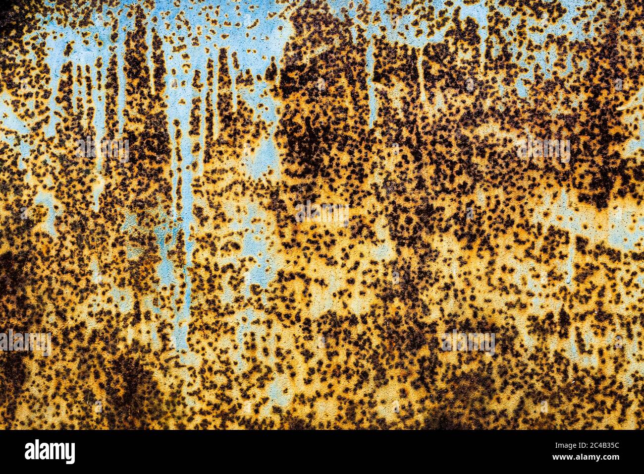 Light blue rusty metal texture Stock Photo - Alamy