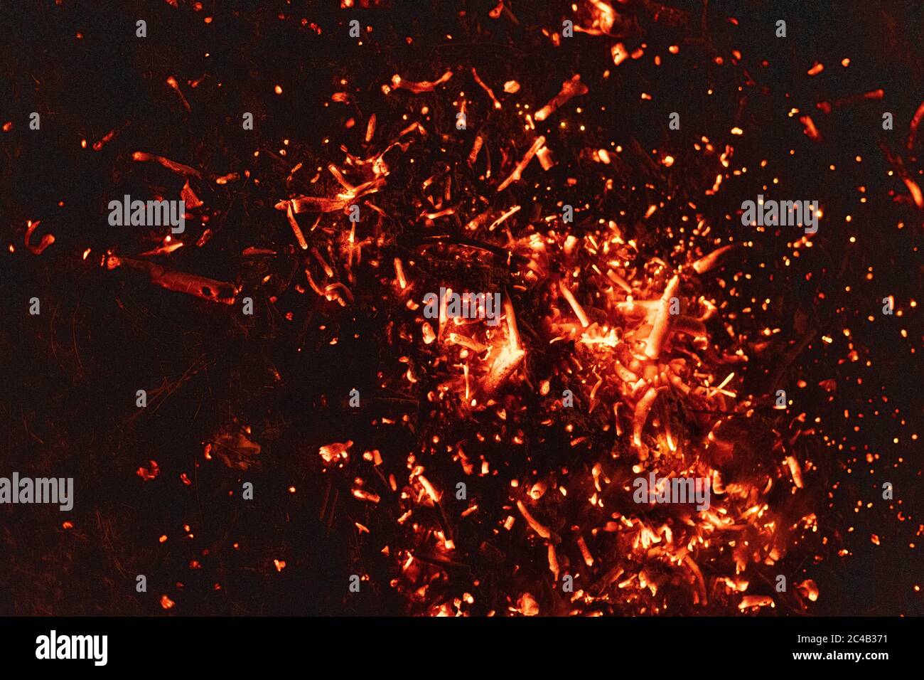 Fire Ash Texture Free Picture: Dry Vegetation O Ground And Ash After