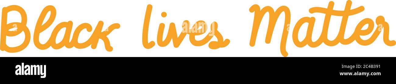 Black lives matter lettering design of Protest justice and racism theme ...