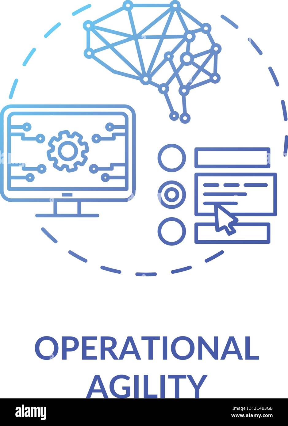 Operational agility blue gradient concept icon Stock Vector Image & Art ... Operational agility blue gradient concept icon Stock Vector Image & Art ...