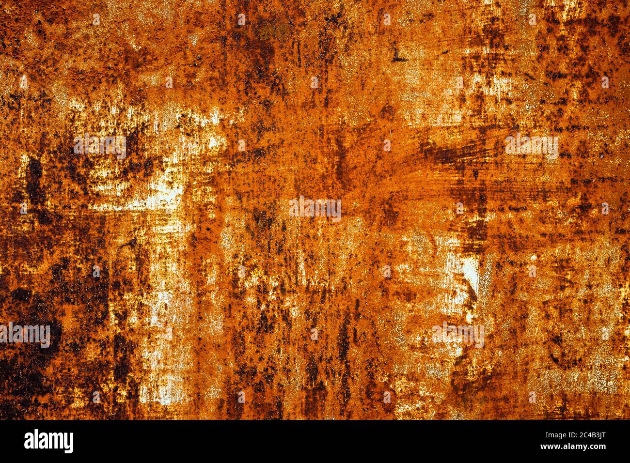Weathered rusty orange textured abstract backdrop detail hi-res stock ...
