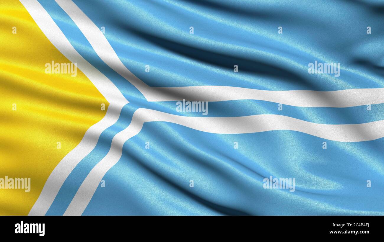 Flag of the republic of tuva hi-res stock photography and images - Alamy
