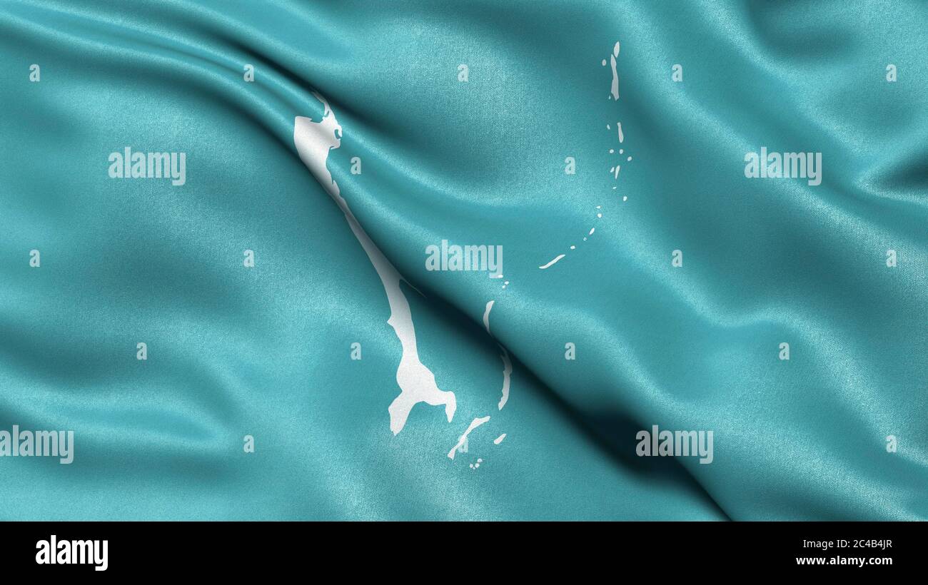 Flag of the sakhalin administrative district hi-res stock photography ...