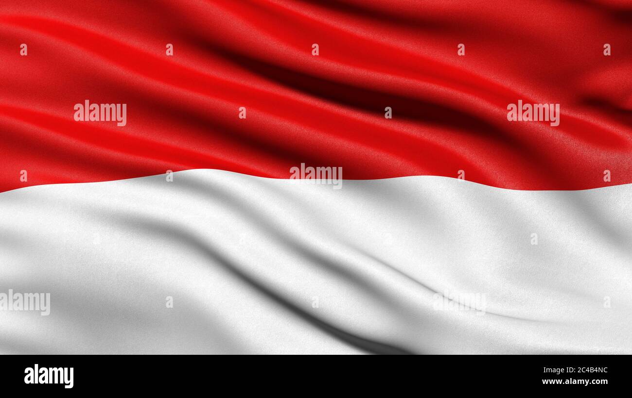 Flag of Hesse, Germany, 3-D illustration Stock Photo - Alamy