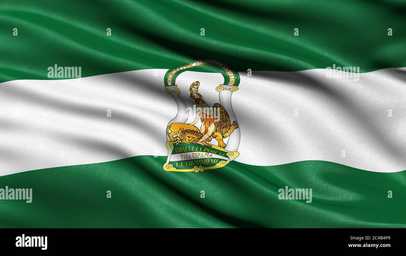 Andalusia flag hi-res stock photography and images - Alamy