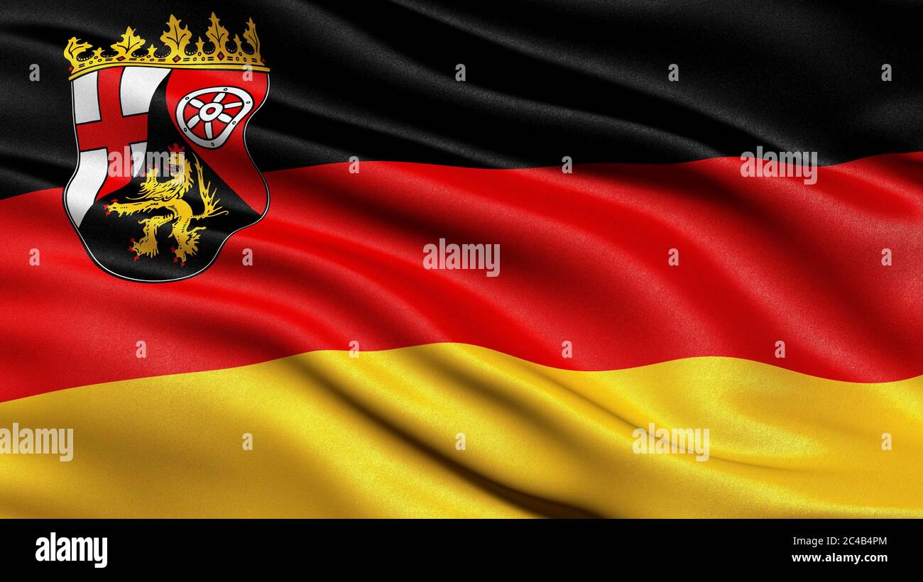 Rhineland palatinate flag hi-res stock photography and images - Alamy