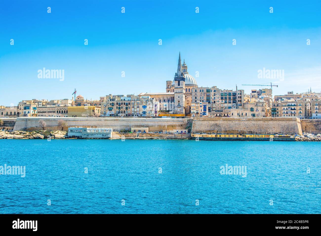 Traditional Maltese Balcony Valletta Malta High Resolution Stock ...