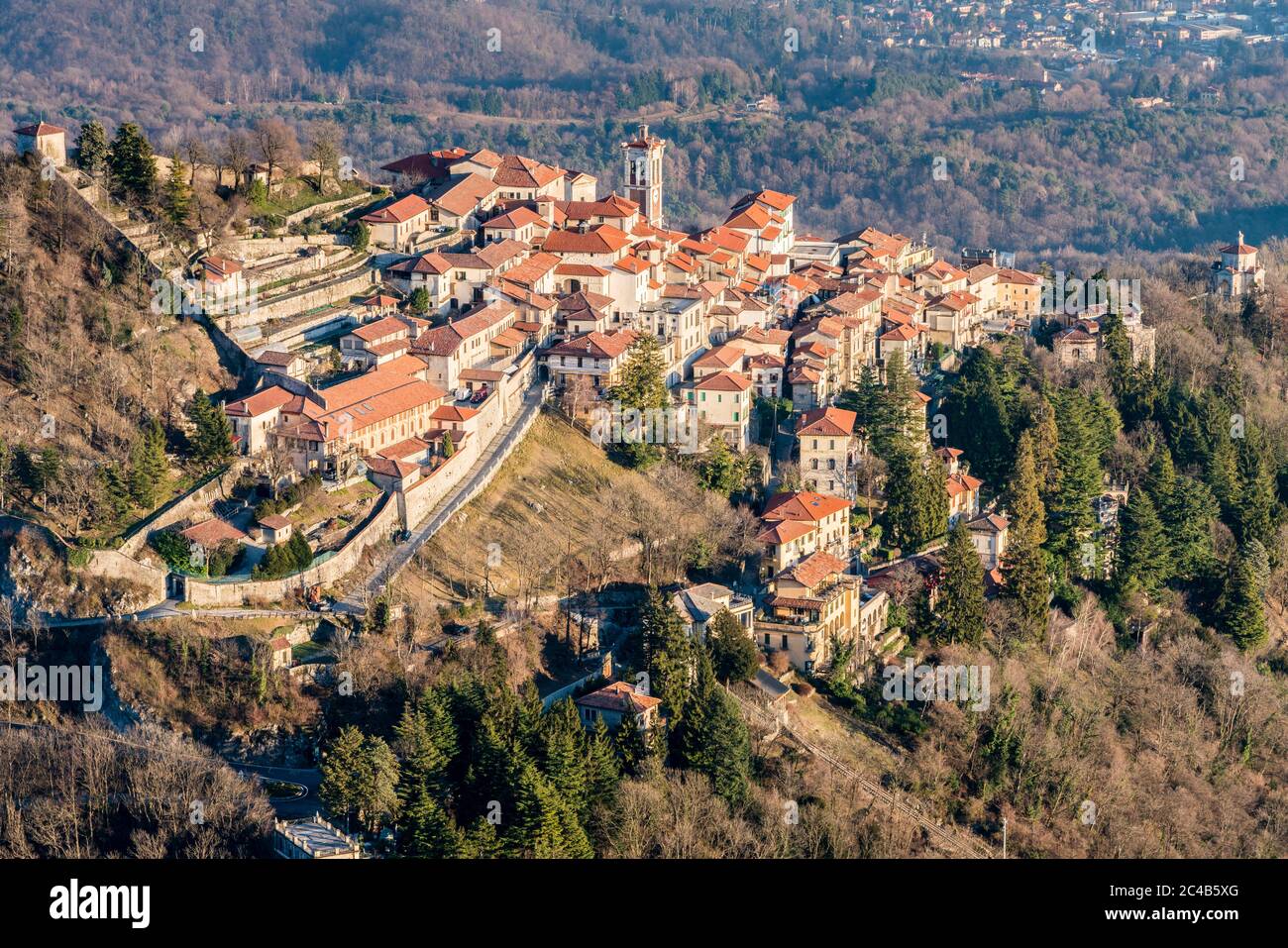 Sacro monte di varese pilgrimage route hi-res stock photography and ...