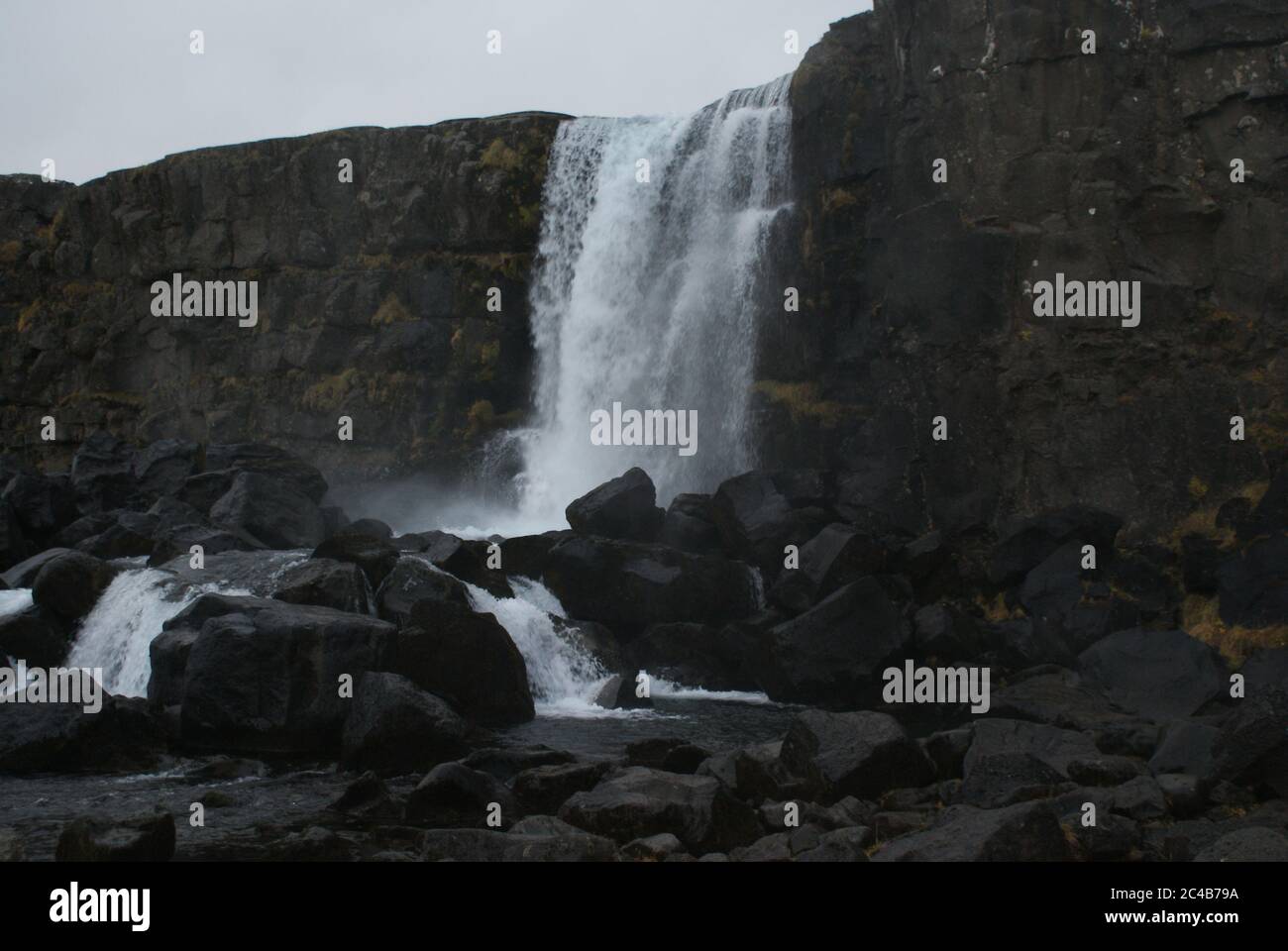 The magnificent nature of Iceland. Unique landscape, geysers, volcanoes ...
