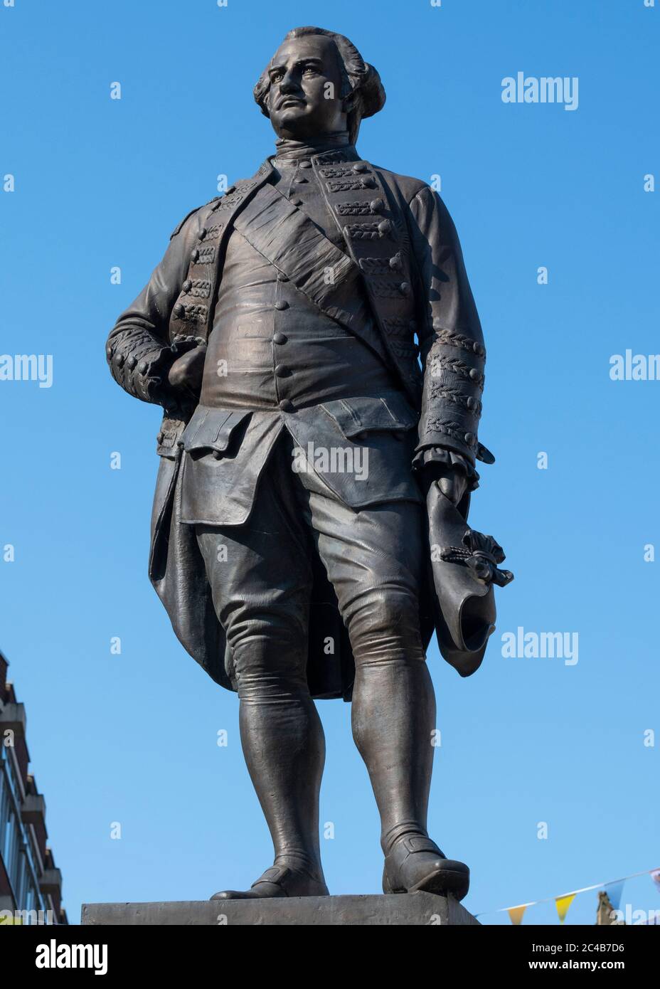 Statue of Robert Clive ('Clive of India') in Shrewsbury Square ...