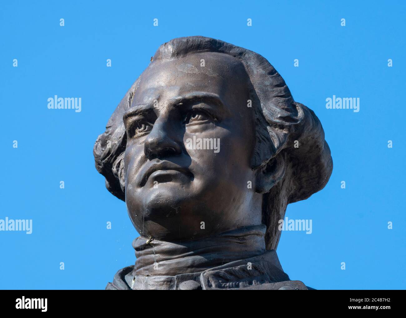 Statue of Robert Clive ('Clive of India') in Shrewsbury Square ...