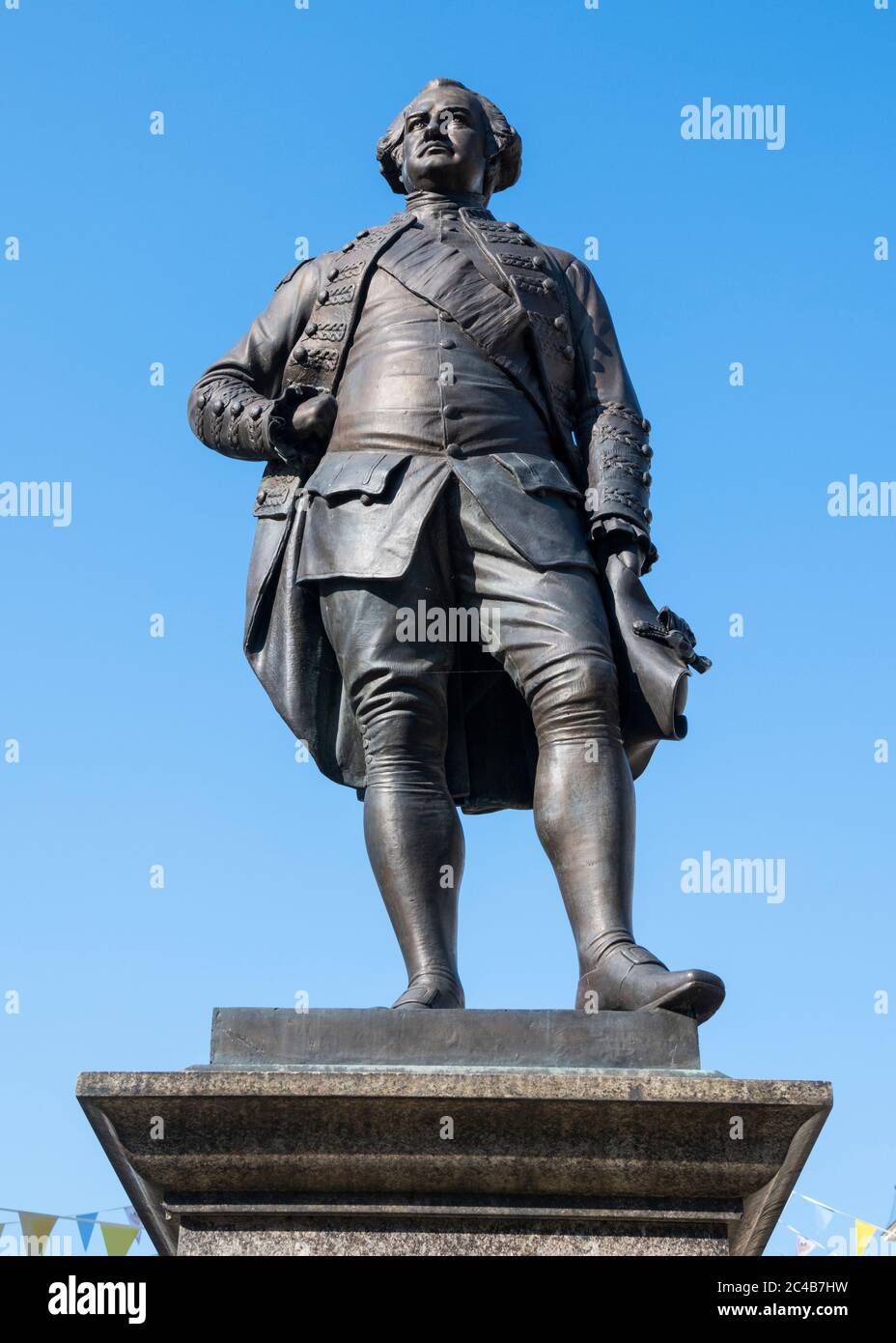 Statue of Robert Clive ('Clive of India') in Shrewsbury Square ...
