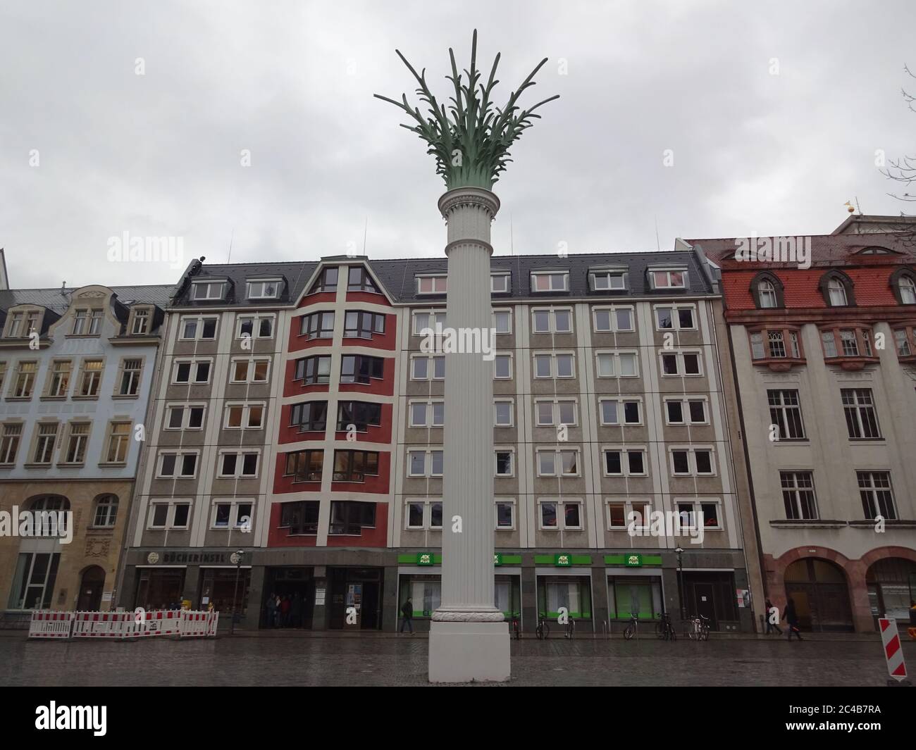 Beautiful old center of Leipzig, Germany. Wonderful architecture and ...