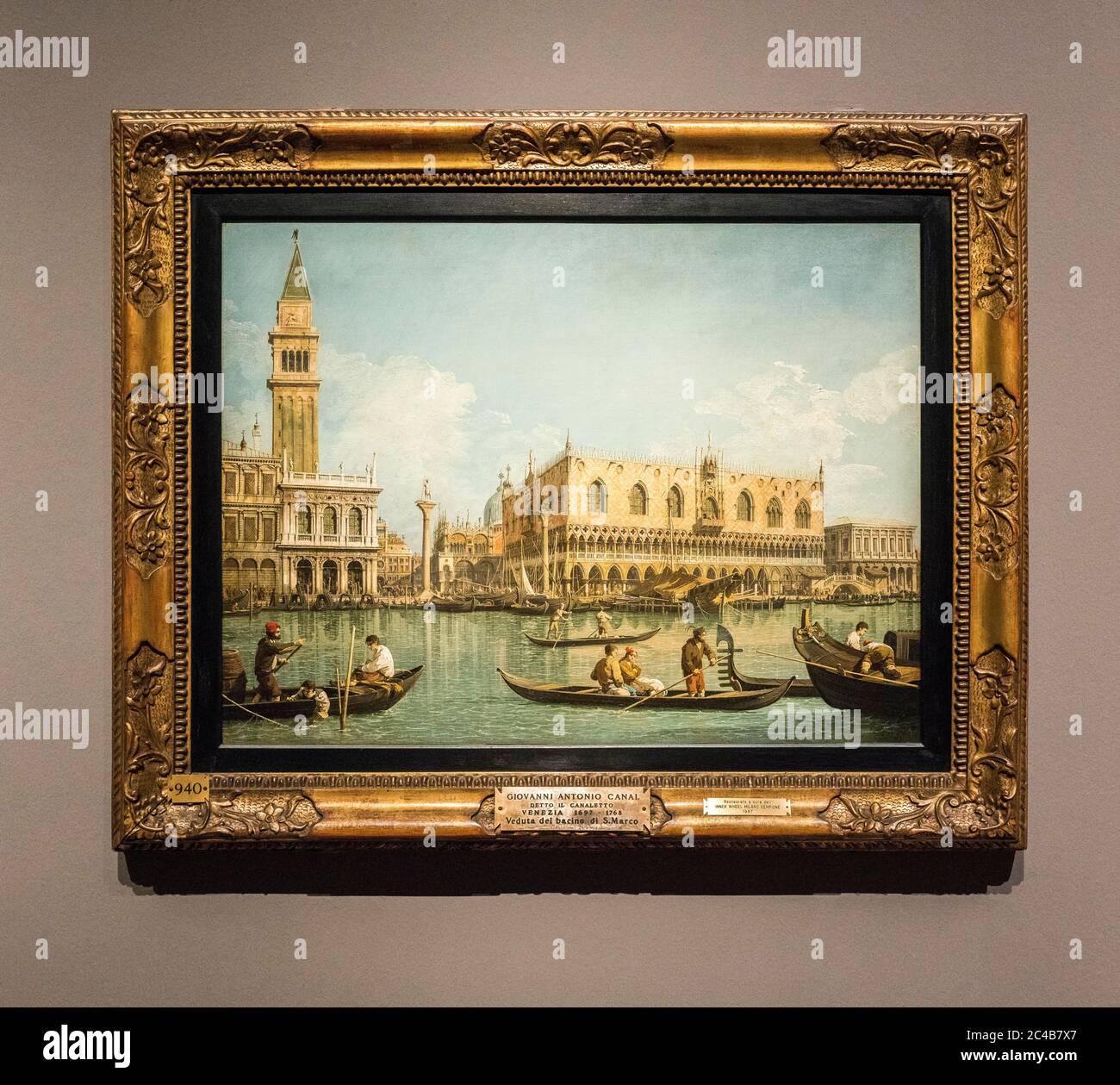 Canaletto venice painting hi-res stock photography and images - Alamy
