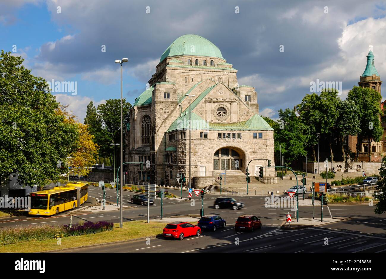Old synagogue is today the house of Jewish culture, Essen, Ruhr area ...