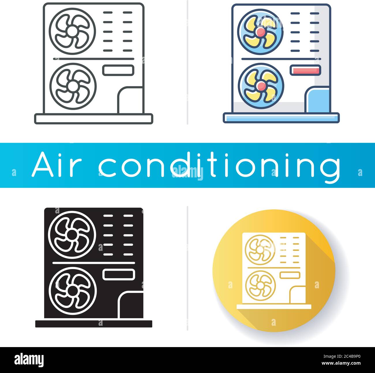 Residential AC icon Stock Vector Image & Art - Alamy
