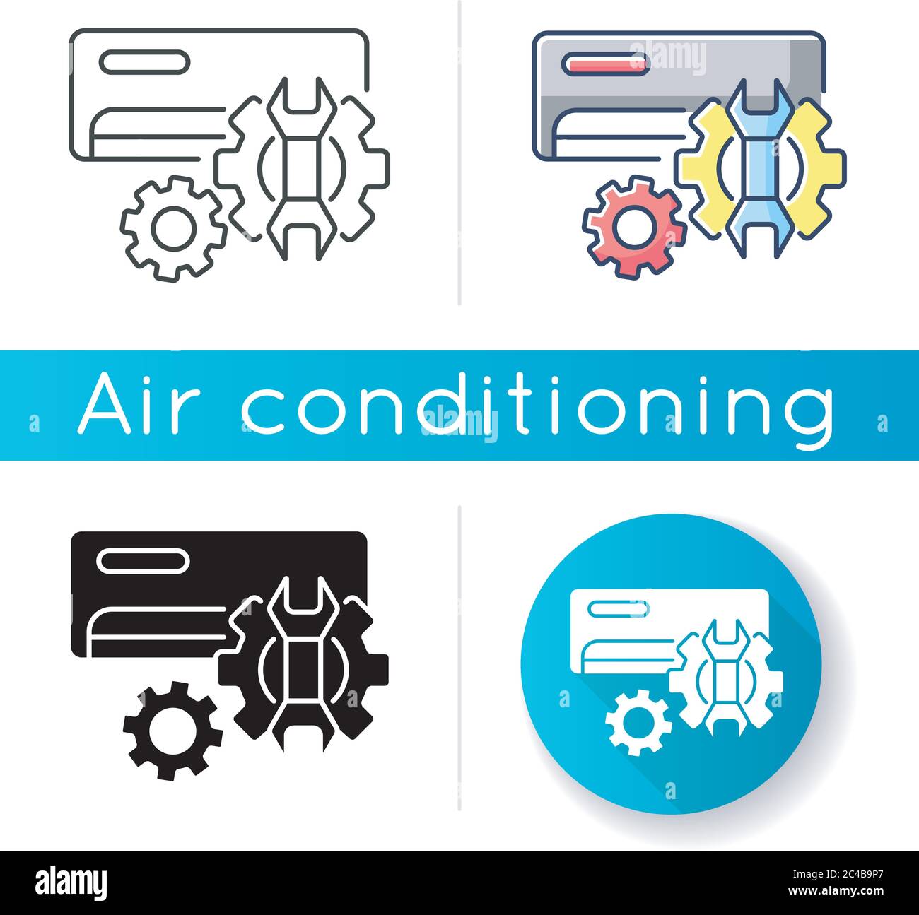 AC repair service icon Stock Vector Image & Art - Alamy