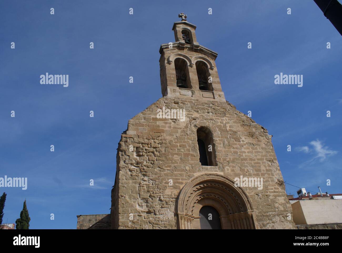 Amazing ancient architecture of Lleida. Beautiful autmn city with nice ...