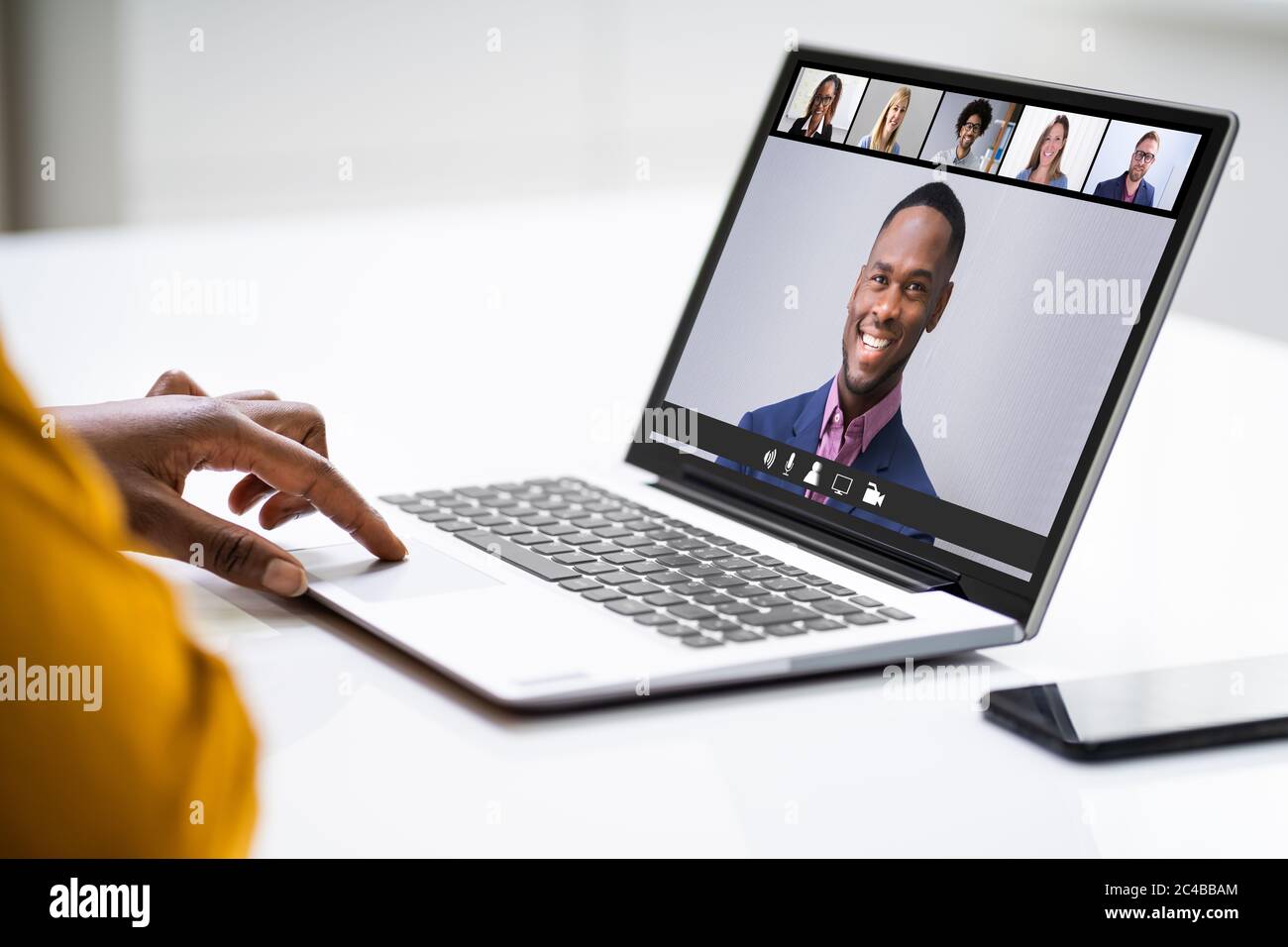 Work call digital communication hi-res stock photography and images - Alamy