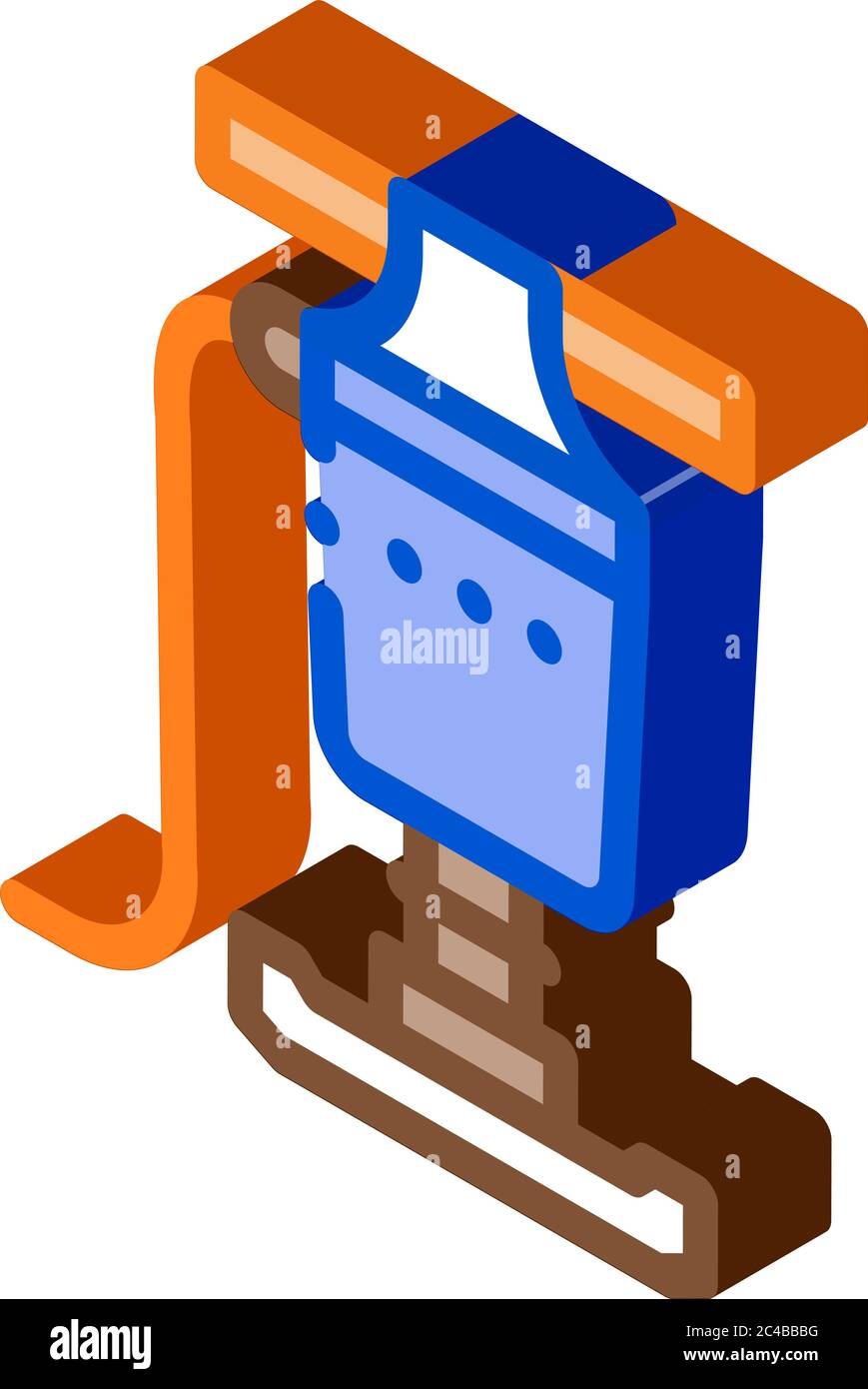 pavingstone supply isometric icon vector illustration Stock Vector ...