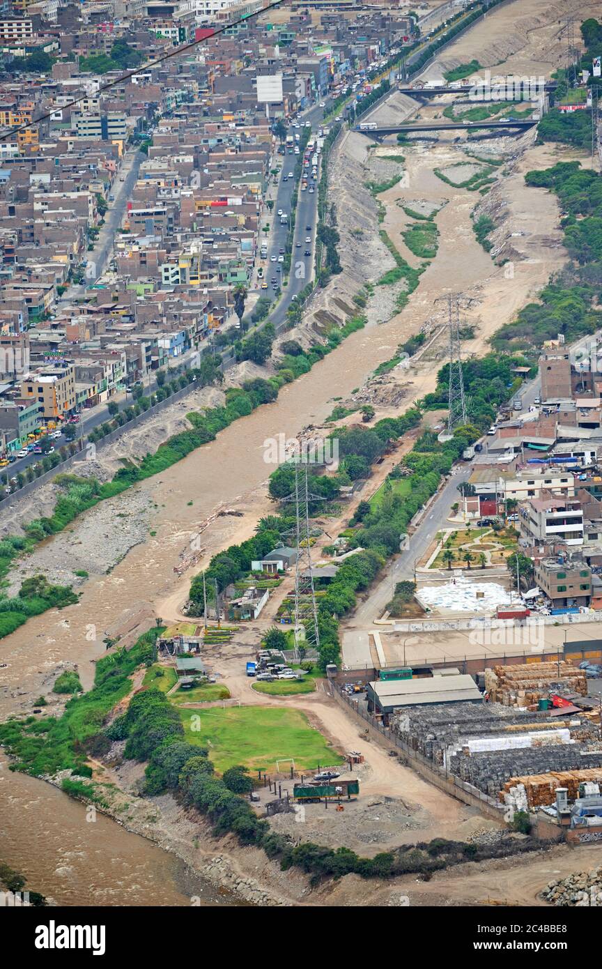 Rimac river in Lima, Peru Stock Photo - Alamy
