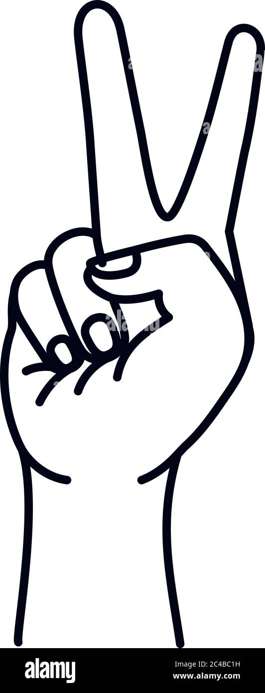 love and peace hand design, Manifestation protest and demonstration ...
