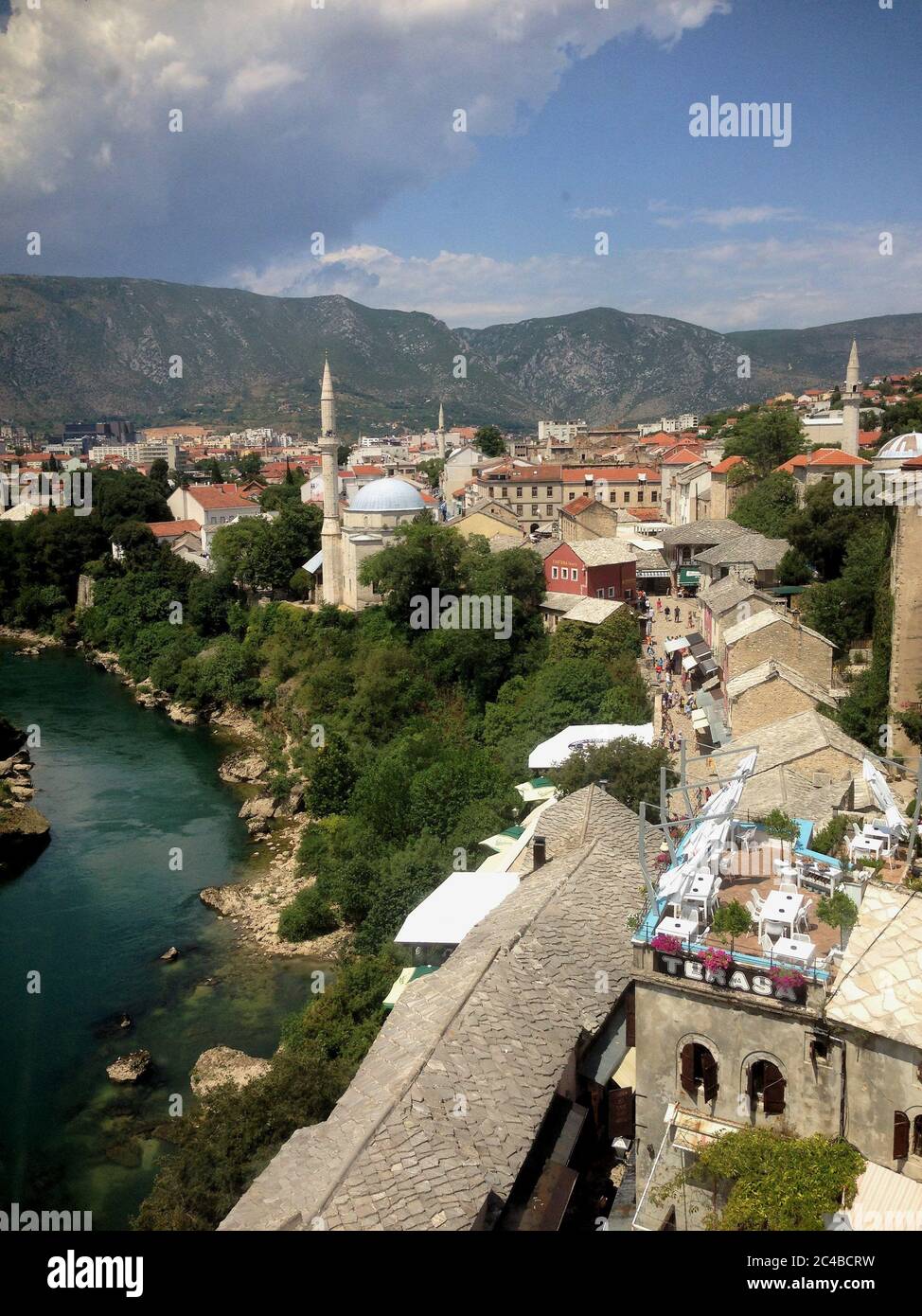 View over Mostar Stock Photo - Alamy