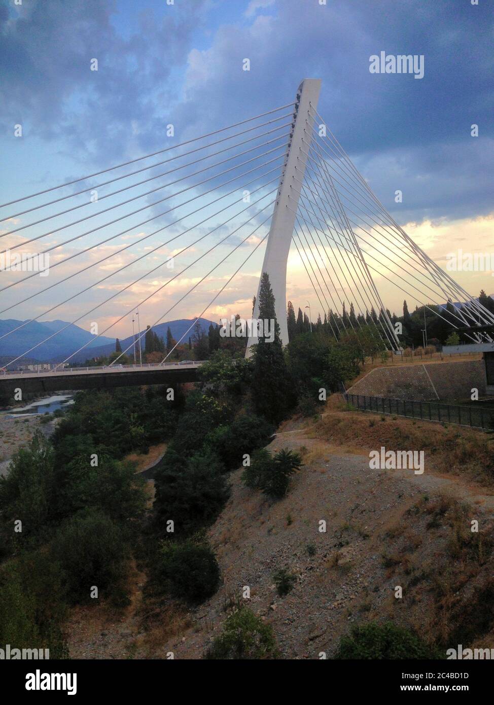 New bridge in Podgorica Stock Photo - Alamy