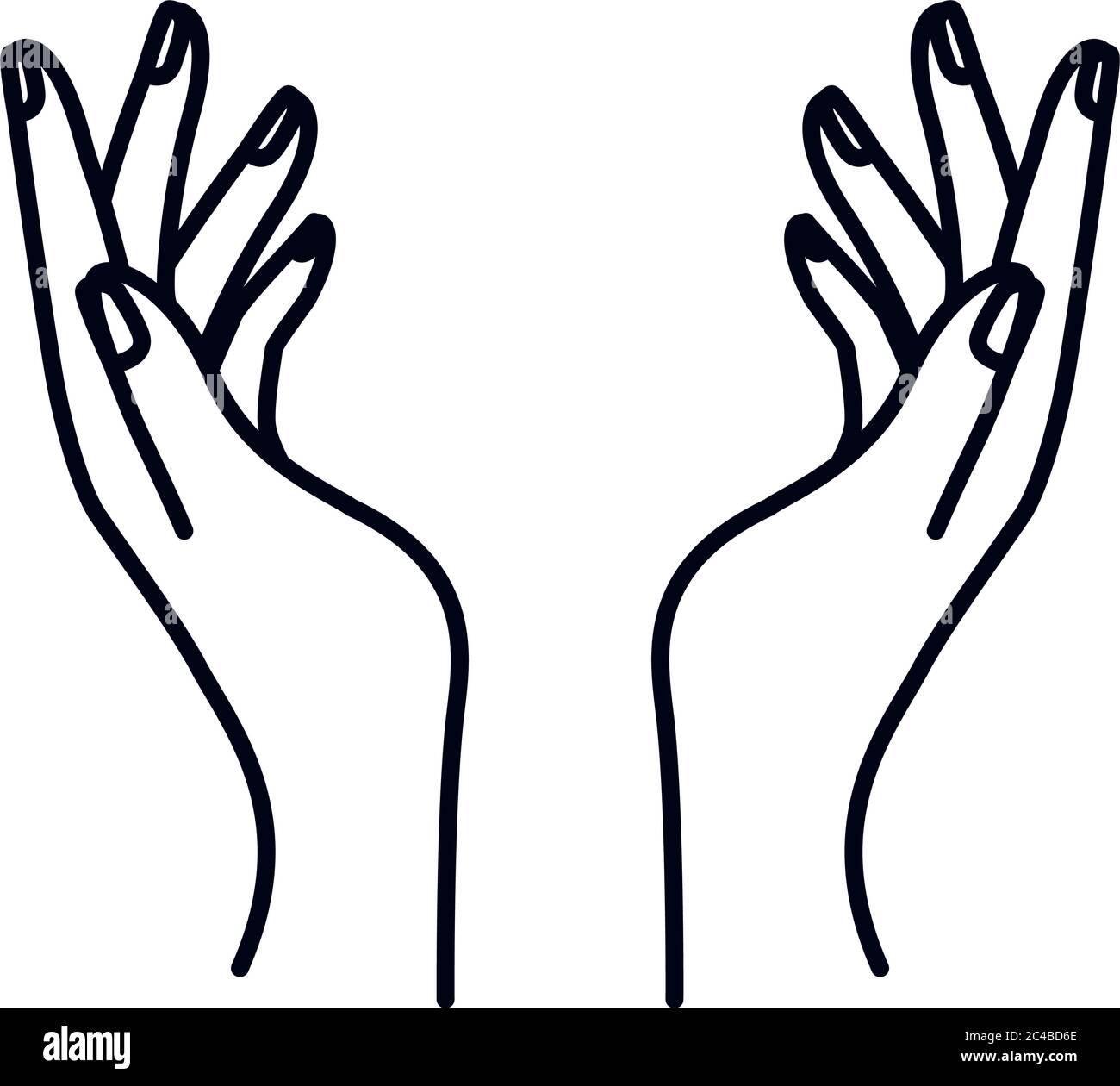 Open Hands Vector
