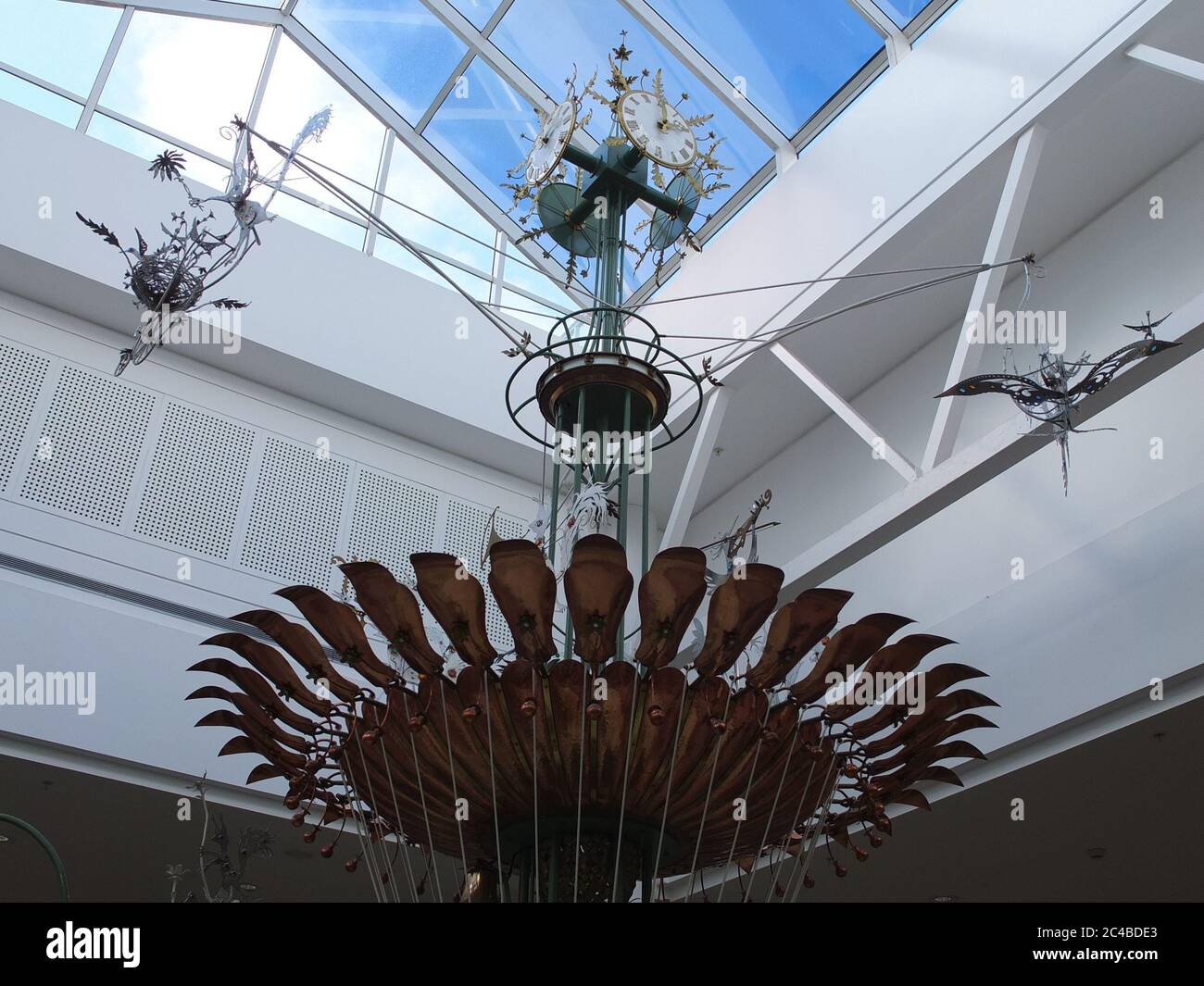 The 1973 Emett Clock, aka Aqua Horological Titinabulator, designed by ...