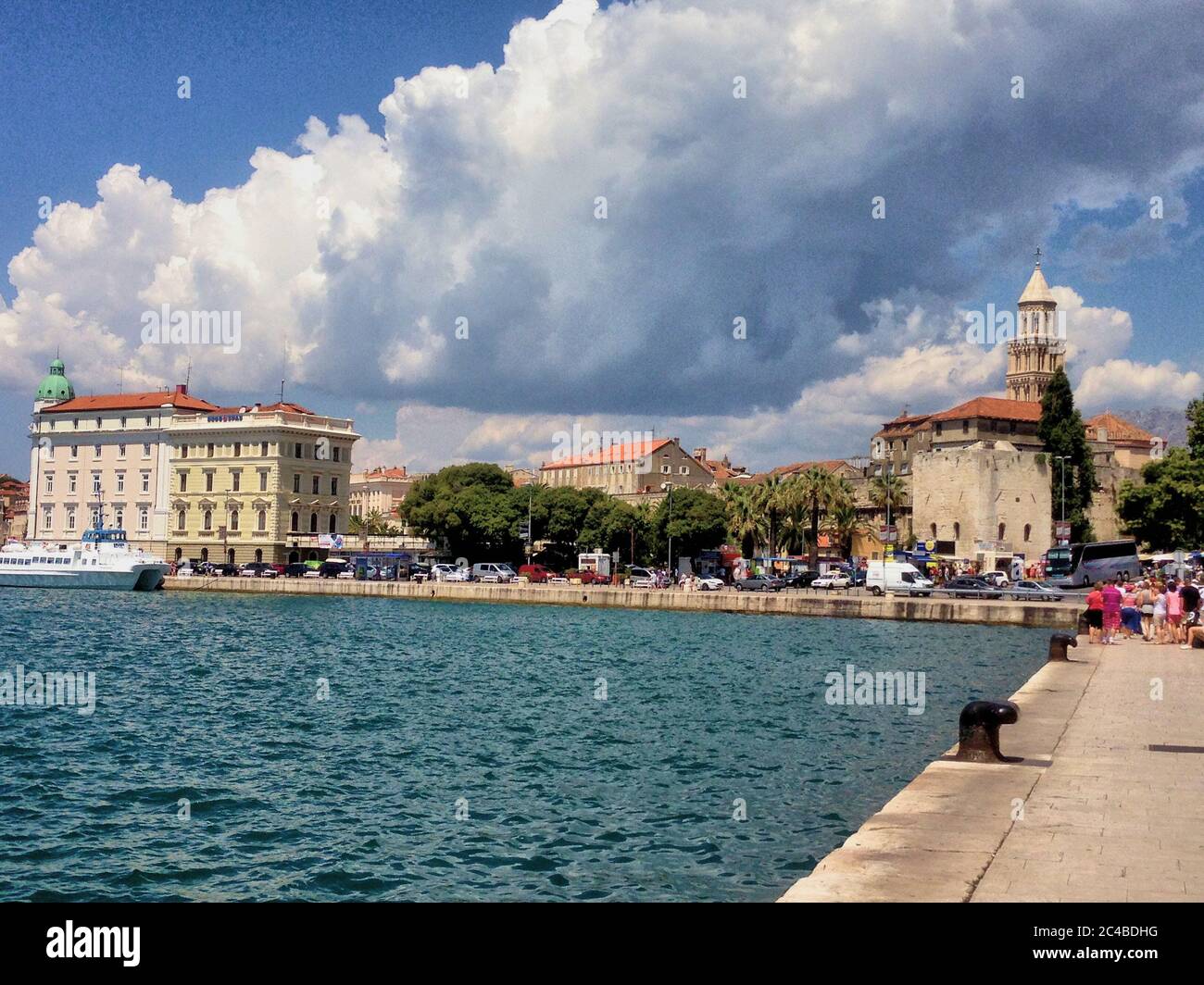 Waterfront in Split Stock Photo - Alamy