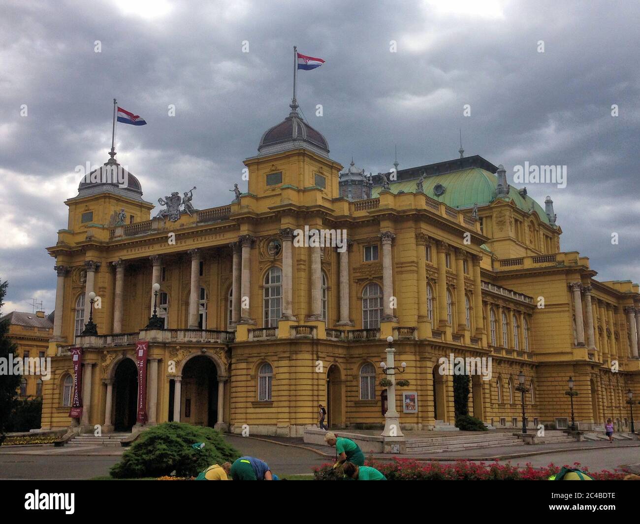 Zagreb city center Stock Photo - Alamy