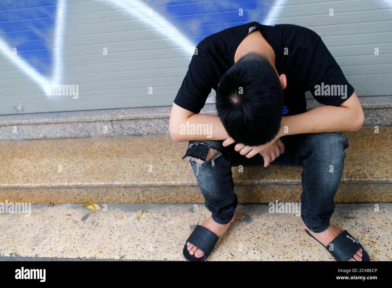 Dejected dejection sad hi-res stock photography and images - Alamy