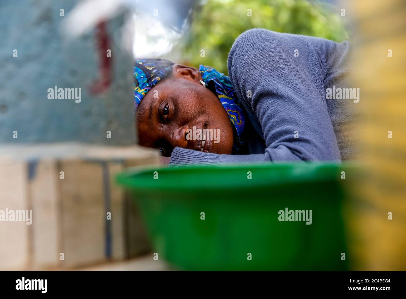 Lady laying down hi-res stock photography and images - Alamy