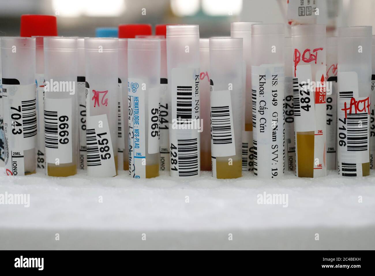 Test tubes horizontal hi-res stock photography and images - Alamy