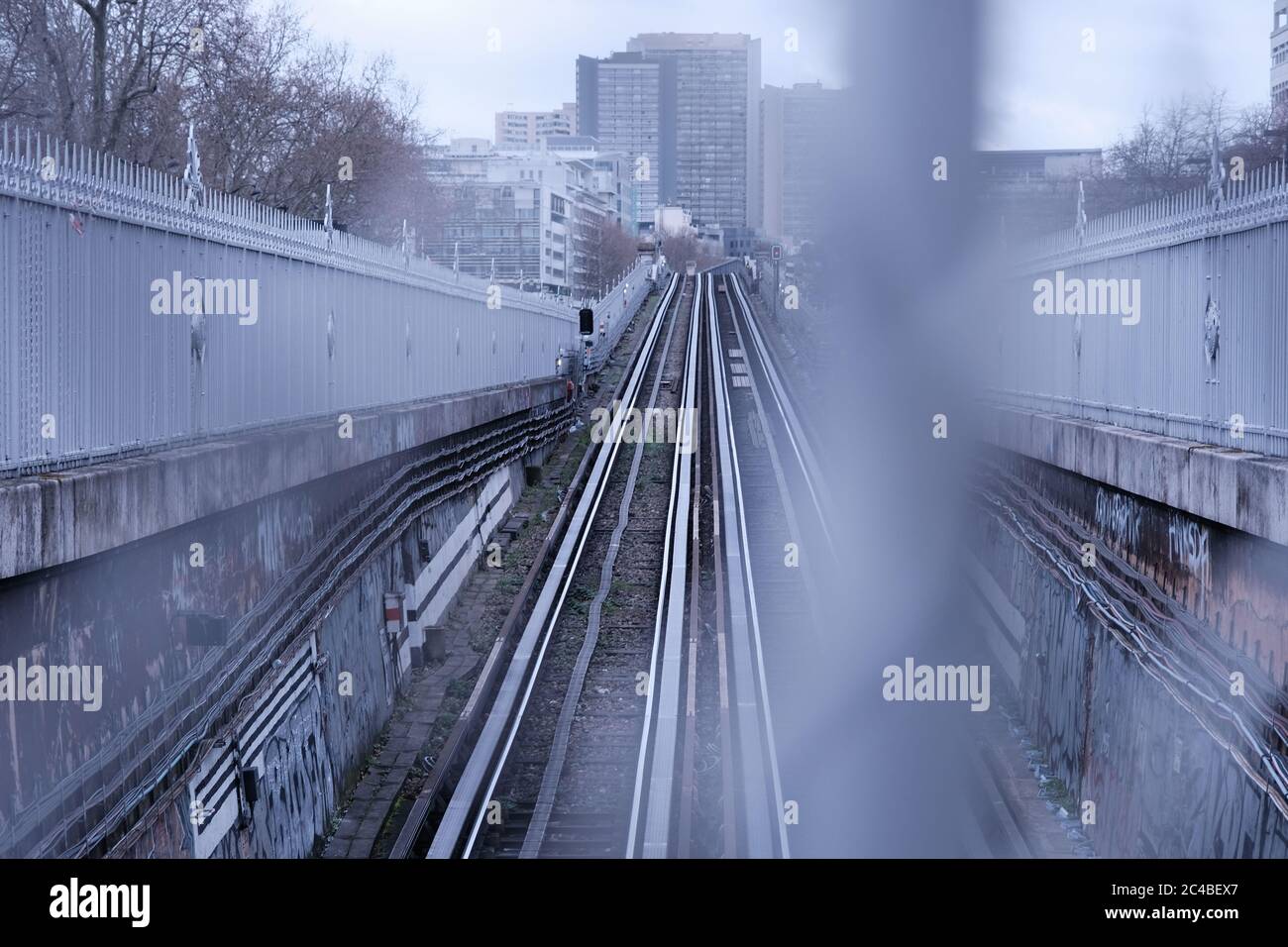 Urban landscape. Metro - Passage from the underground network to the ...