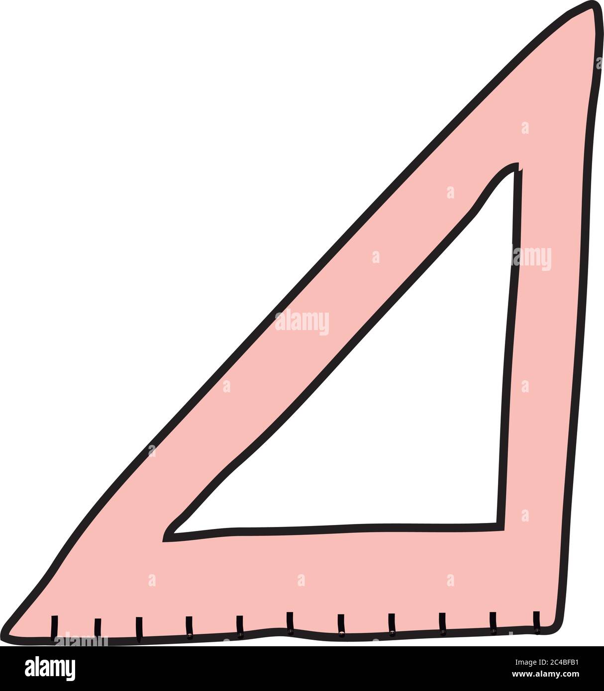 triangle rule free form style icon vector illustration design Stock ...