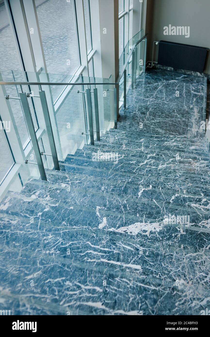 Staircase Building Modern Marble High Resolution Stock Photography and ...