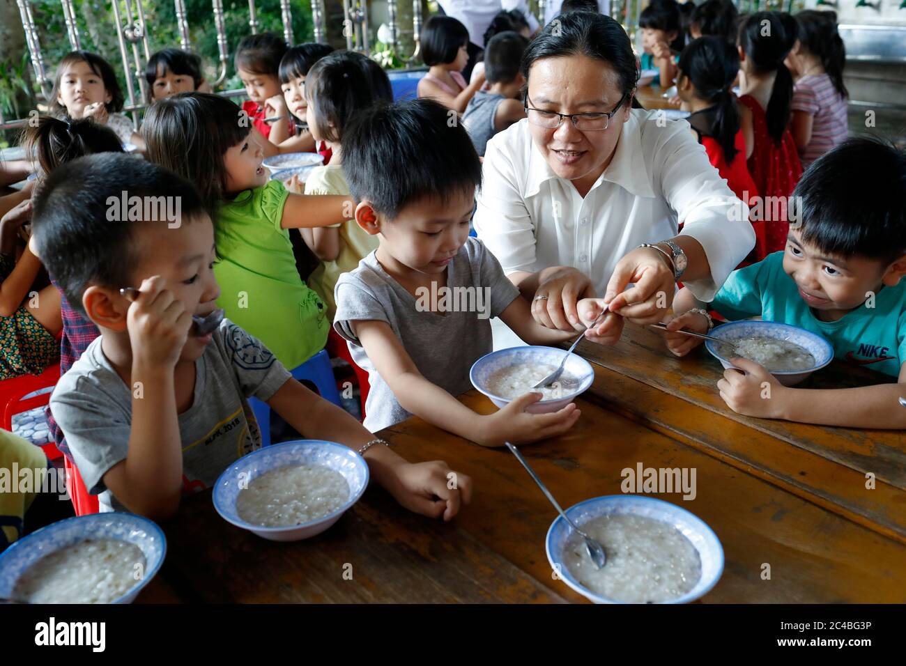 Nursery school run by dominicans sisters Stock Photo - Alamy