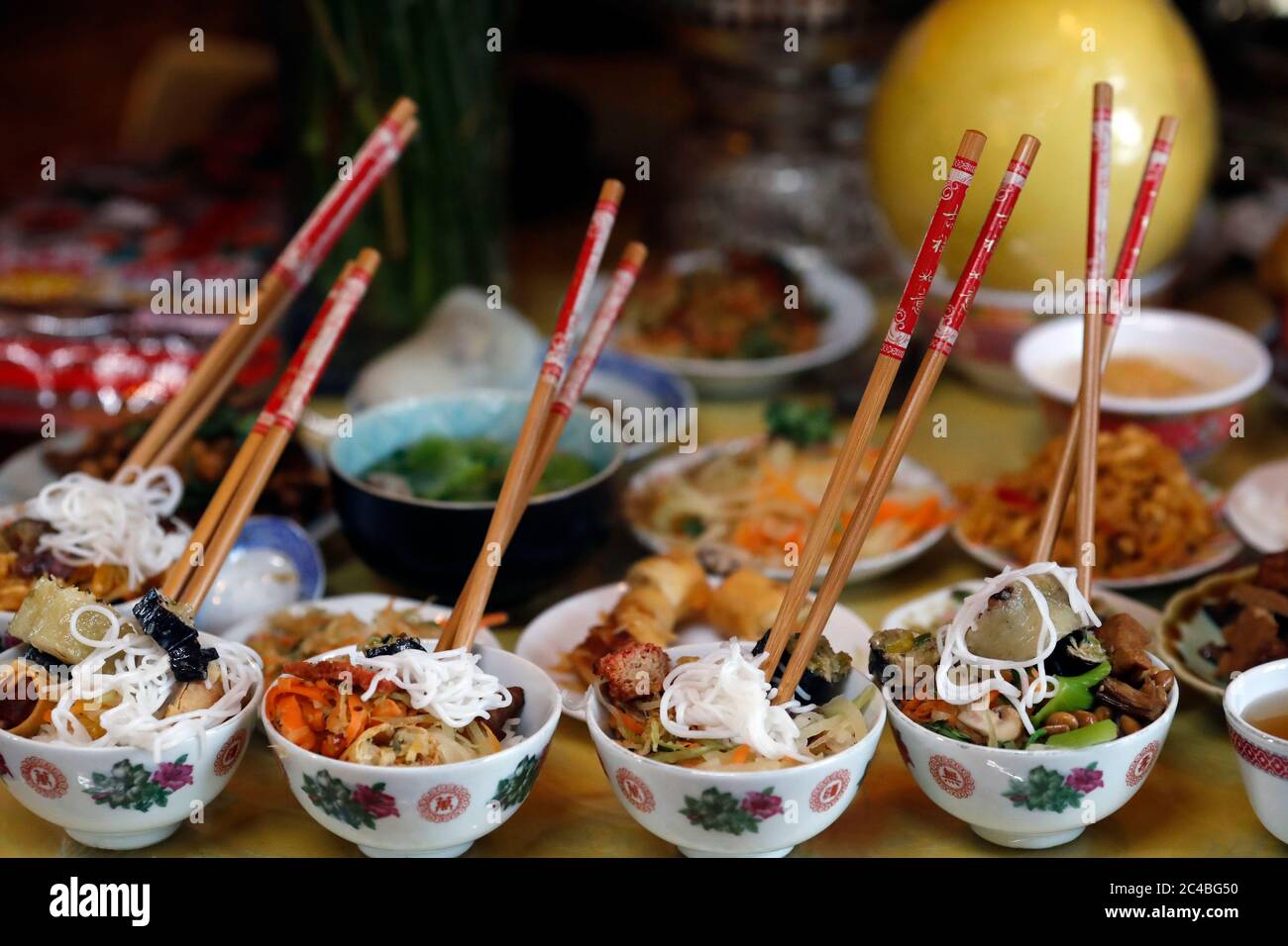 Food Offering To Buddha