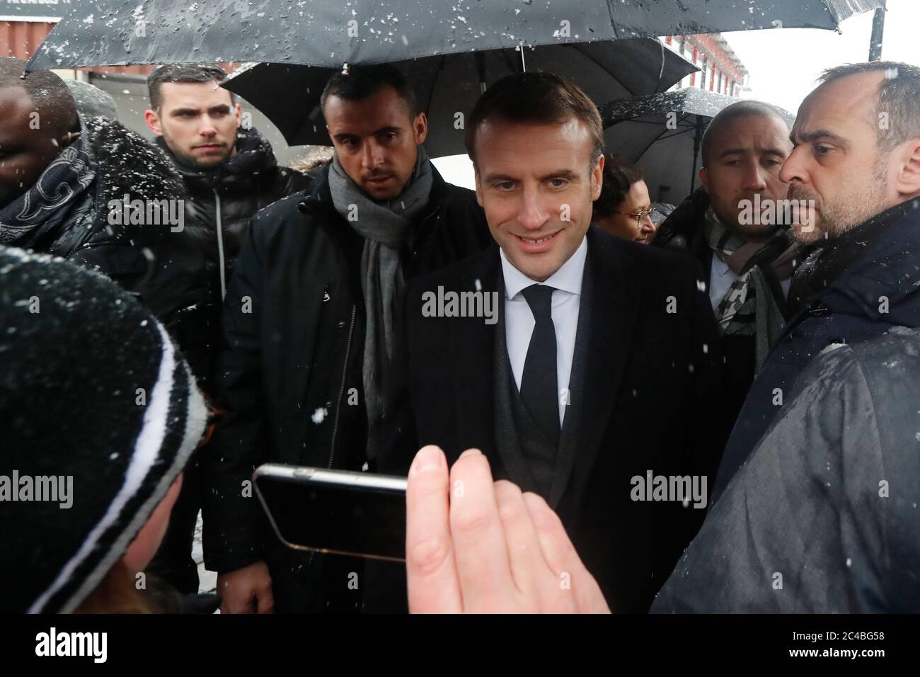 French president emmanuel macron Stock Photo - Alamy