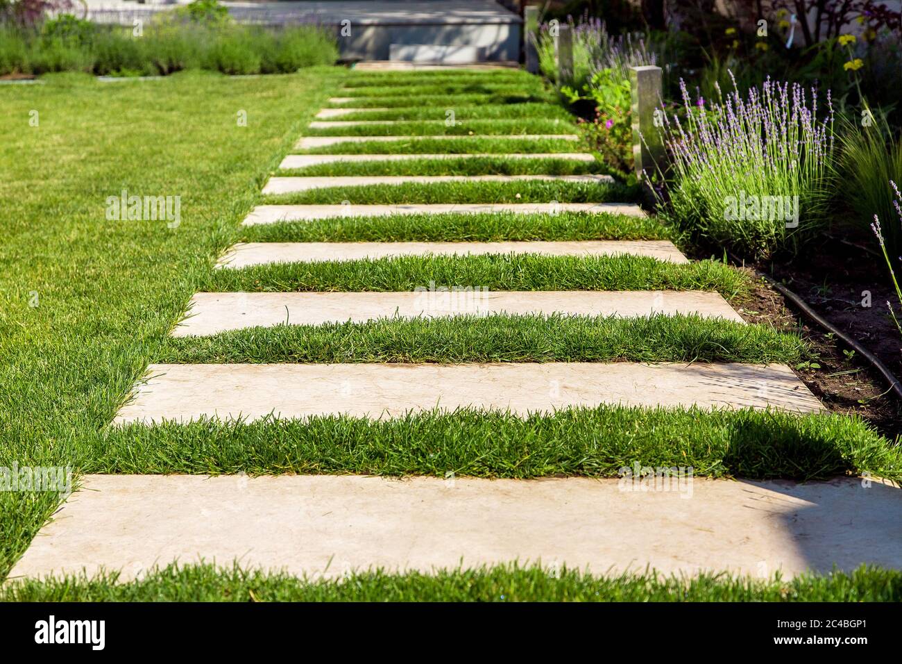 Square and rectangular yard hi-res stock photography and images - Alamy