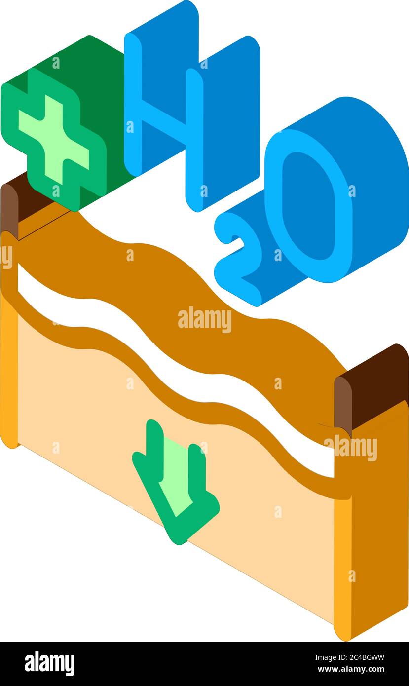 juice add water isometric icon vector illustration Stock Vector Image ...