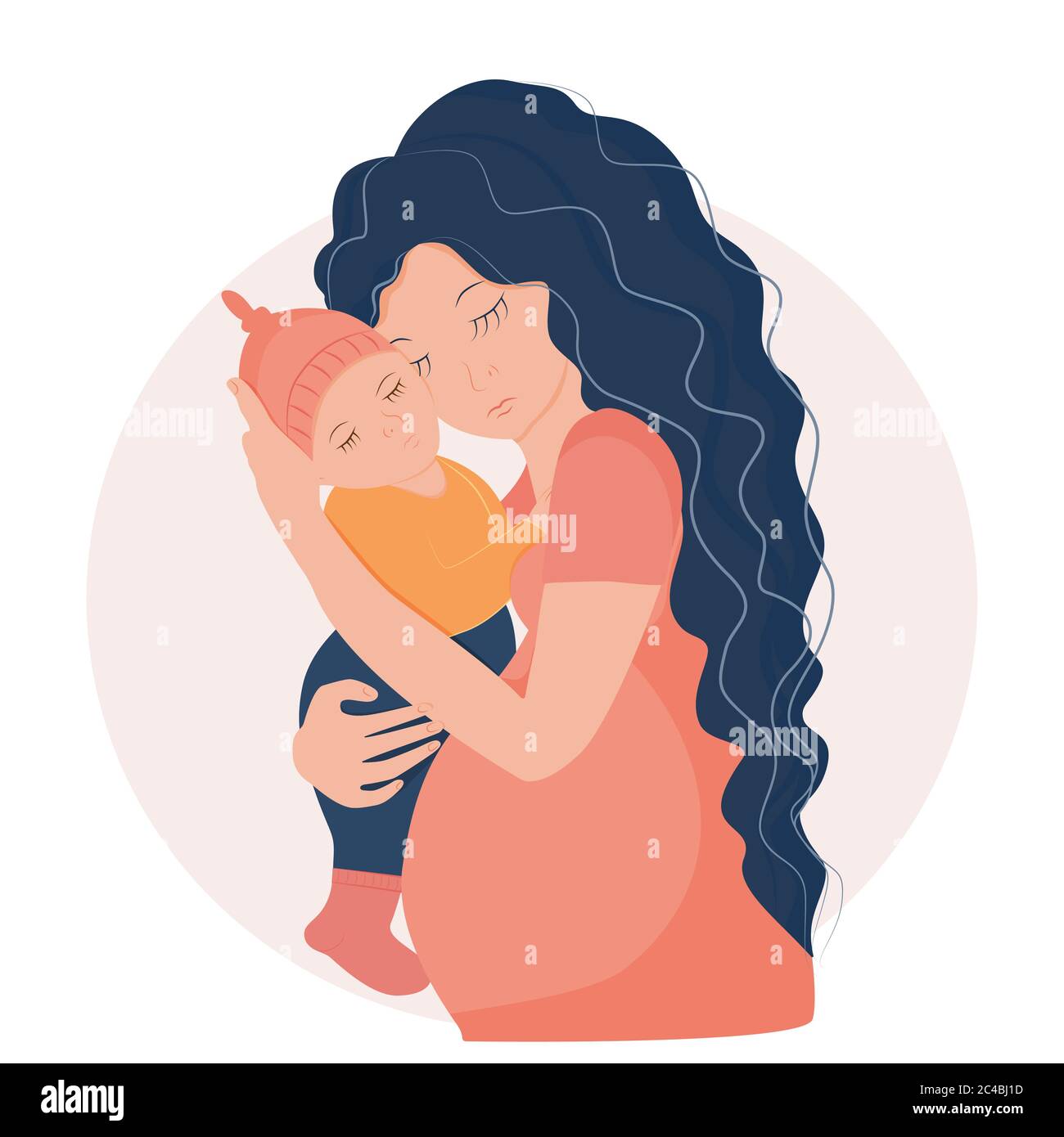 Pregnant Baby Vector