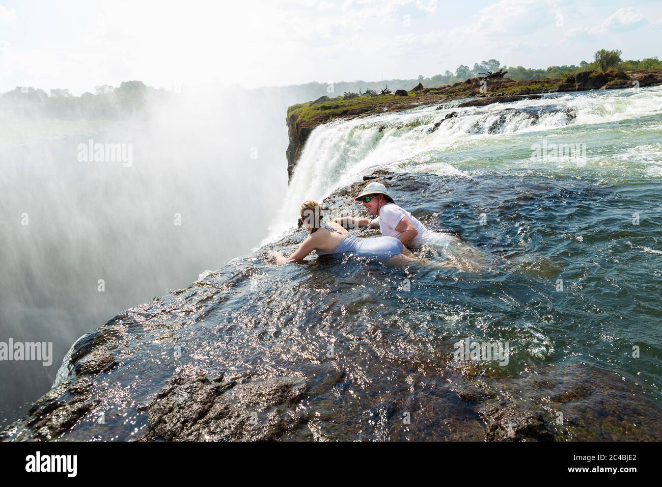 Devils pool victoria waterfall hi-res stock photography and images - Alamy